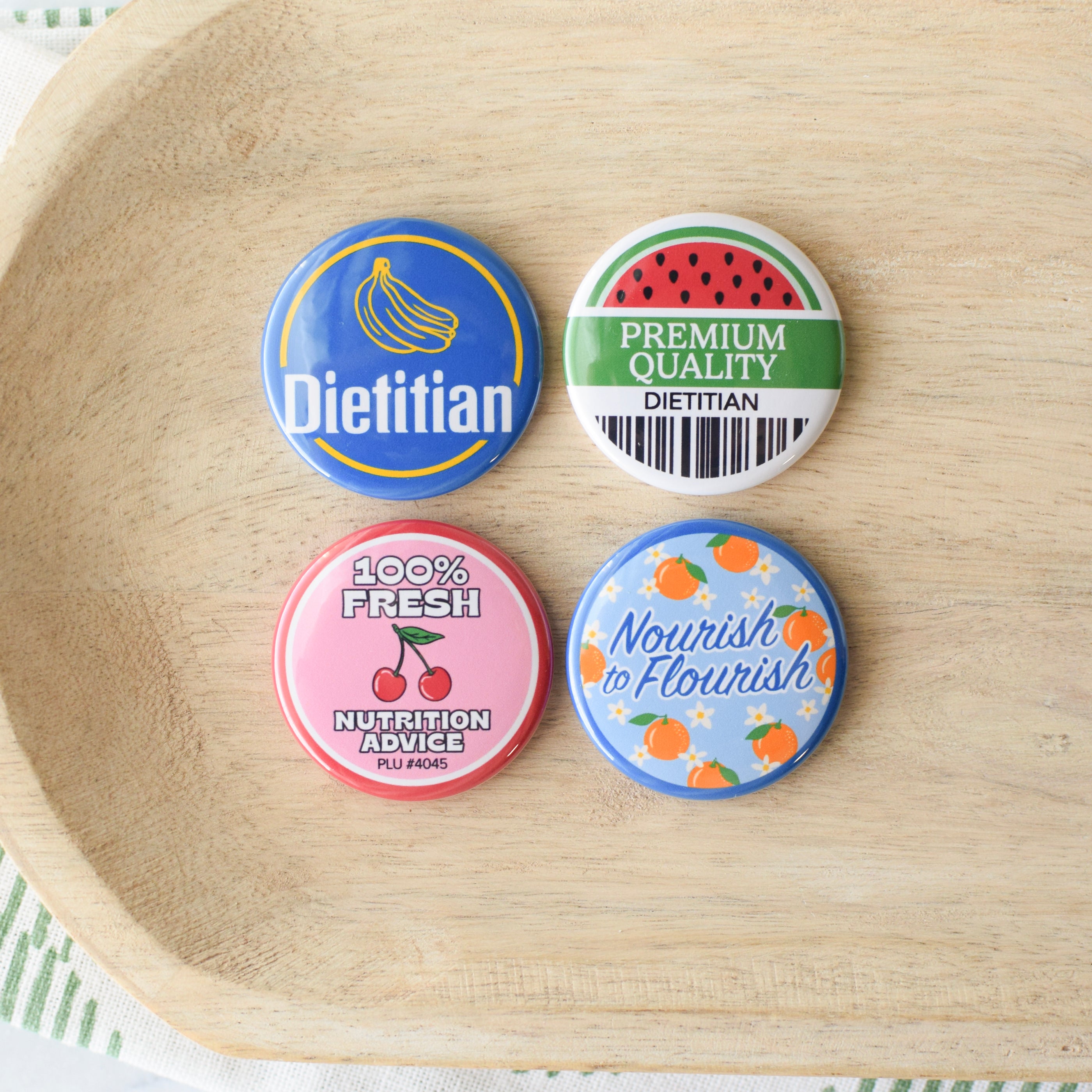 Produce Stickers Button or Magnet Bundle – Donut Season