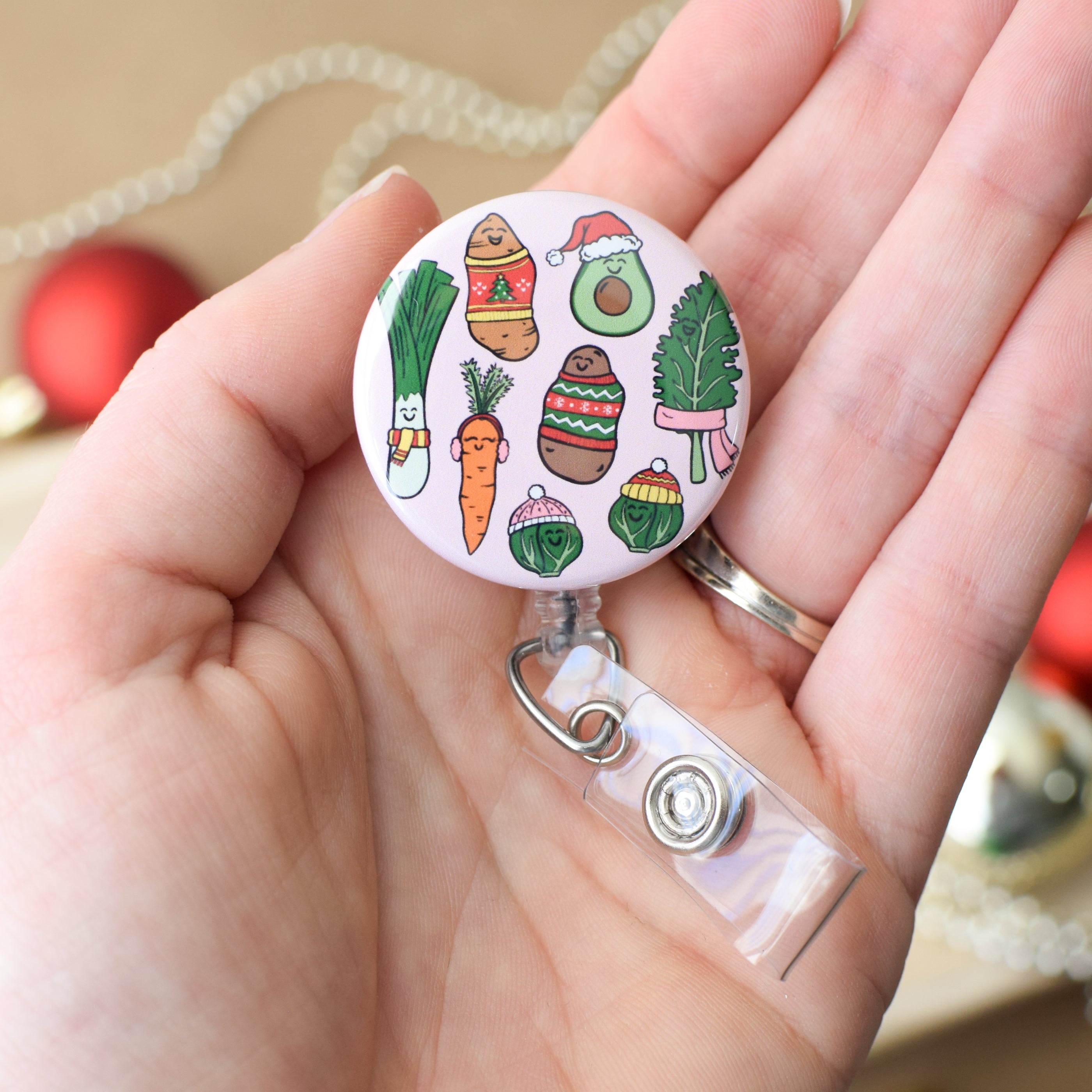 Seasonal Veggies Badge Reel + Topper – Donut Season