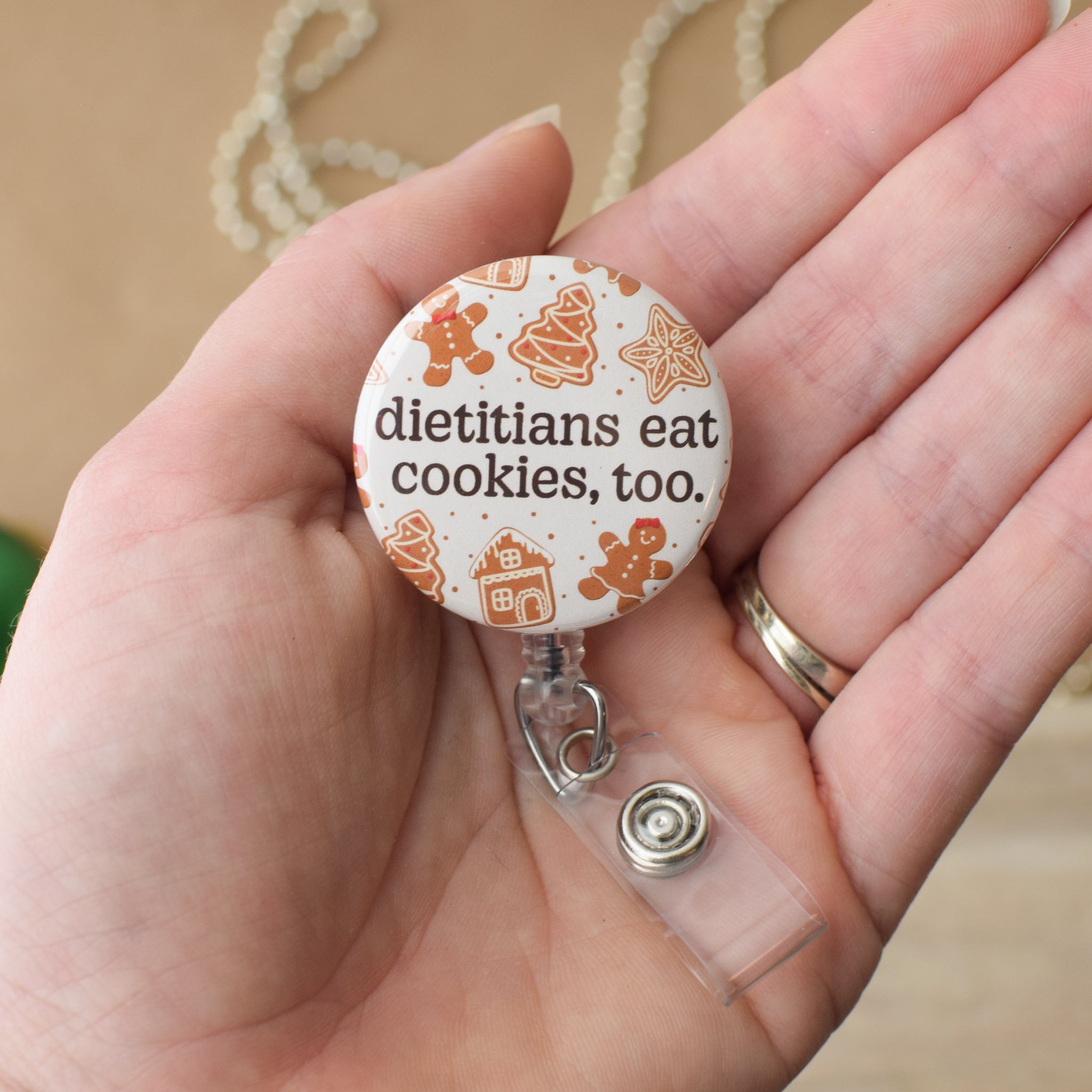 Dietitians Eat Cookies, Too Badge Reel + Topper – Donut Season