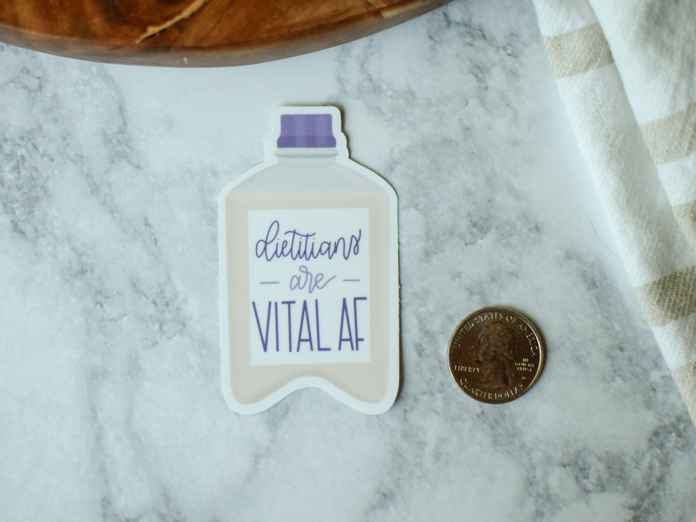 Dietitians Are Vital AF Sticker – Donut Season