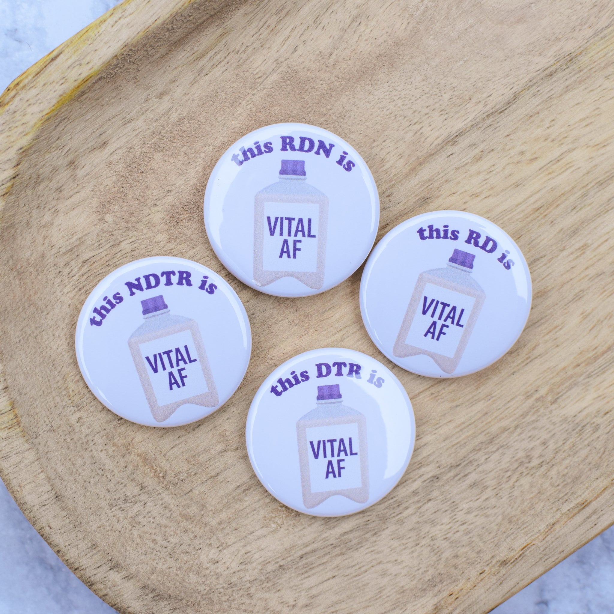 Vital AF Badge Reel + Topper – Donut Season